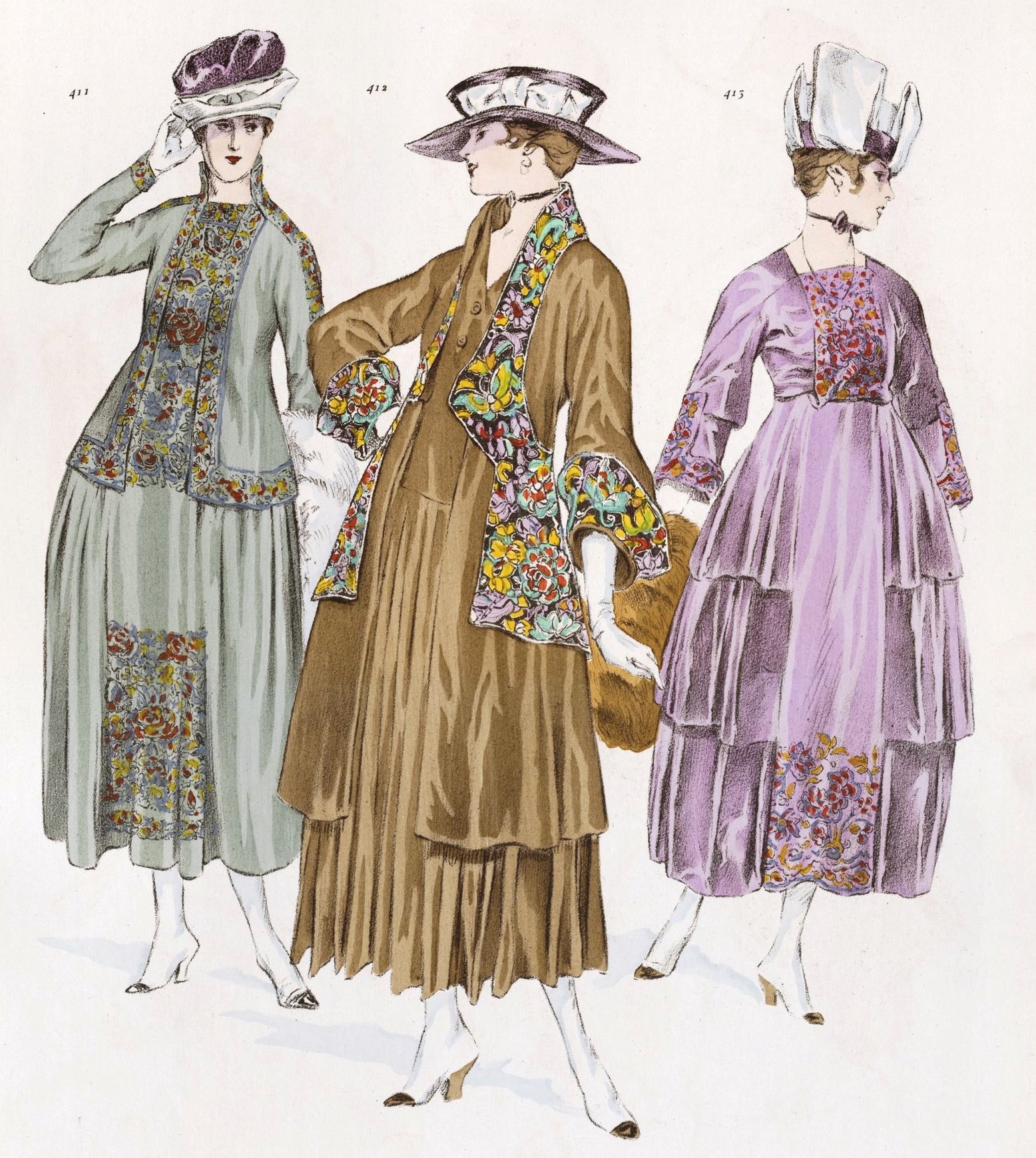 Fashion in World War I: September 1916 | clarerosehistory.com